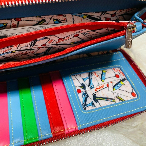 Loungefly | Bags | Loungefly X Chucky Childs Play Clutch Zip Wallet ...